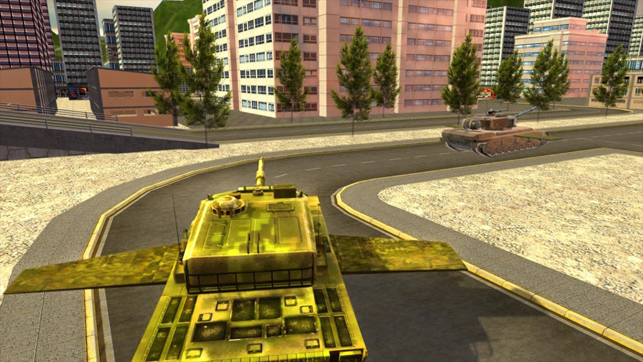 Flying US Army Tank 3D Simulator Game: Battle Ground Hyper Power Hero ...