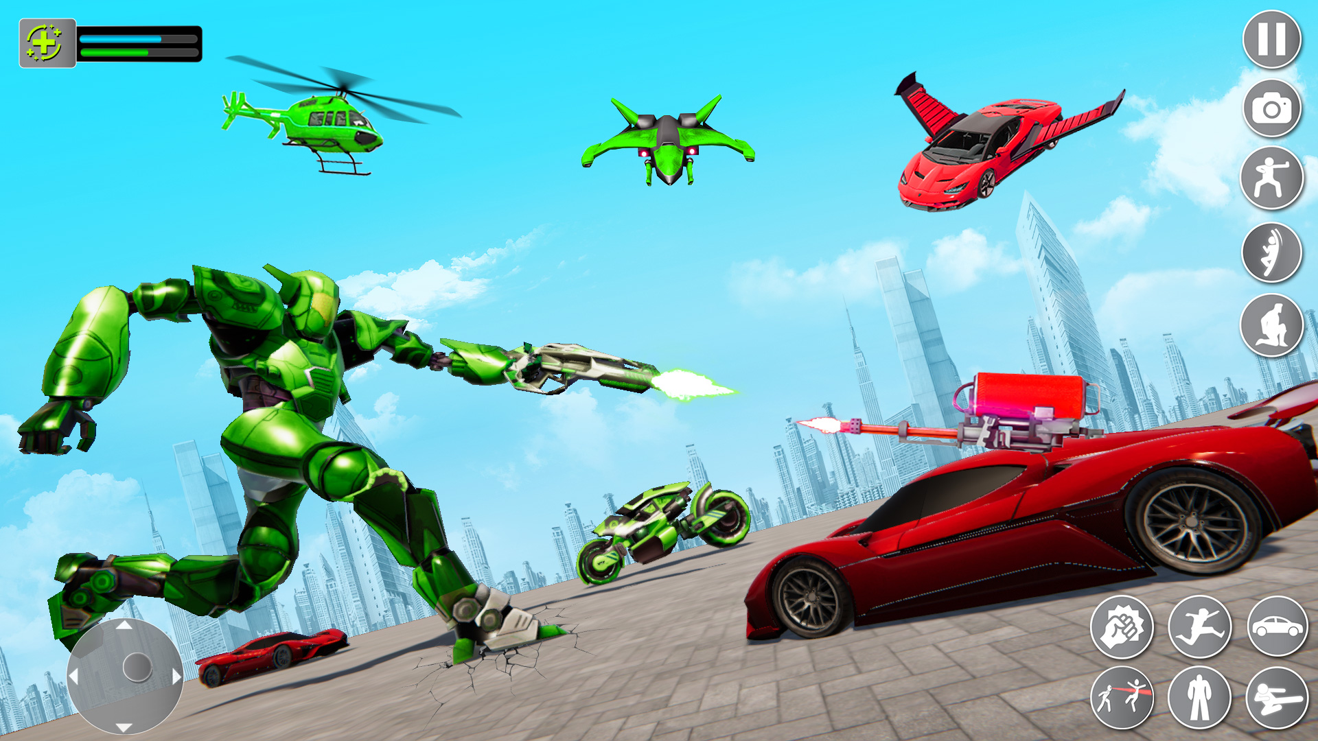 Bike Robot Games 3D, Transforming Bike Games, Flying Bike Robot Transformation Games, Motorcycle ...