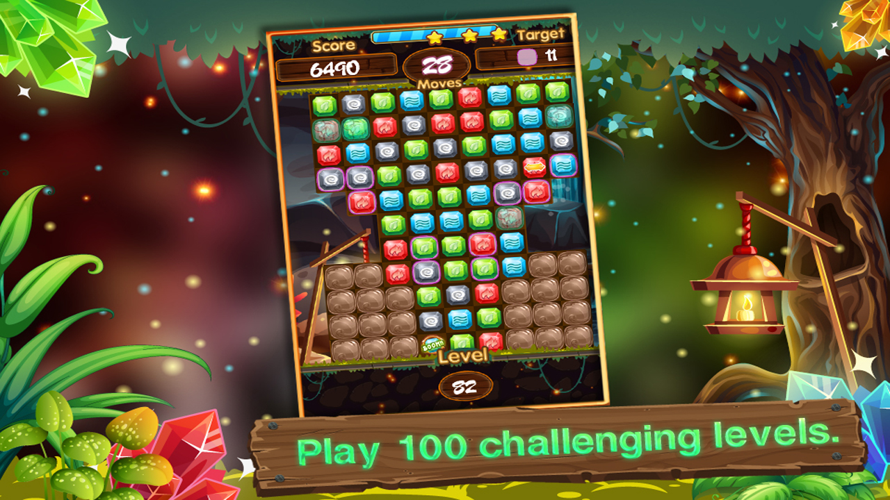 Mega Gem Chains - Free New Match Three 3 Games - App on Amazon Appstore