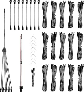 Oznium Bass Boat LED Deck Light Kit with 8 snap-fit LED Bolts, Plug and ...