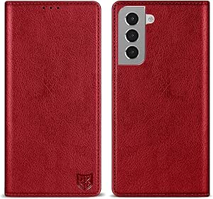 Amazon.com: ZZXX for Samsung Galaxy S21 Wallet Case with [RFID Blocking] Card Slot Stand Strong ...