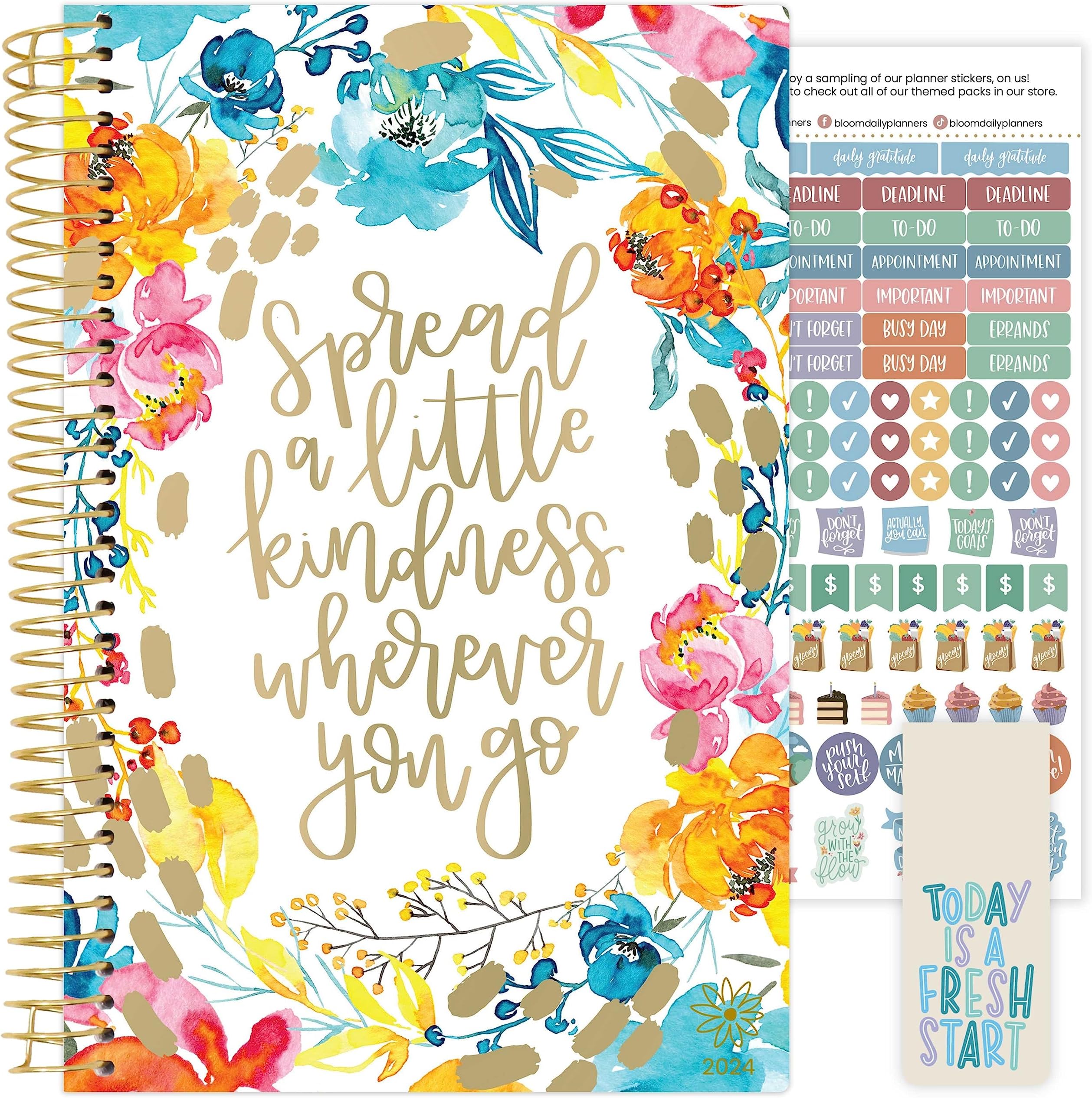Amazon.com : bloom daily planners 2021 Calendar Year Day Planner ...
