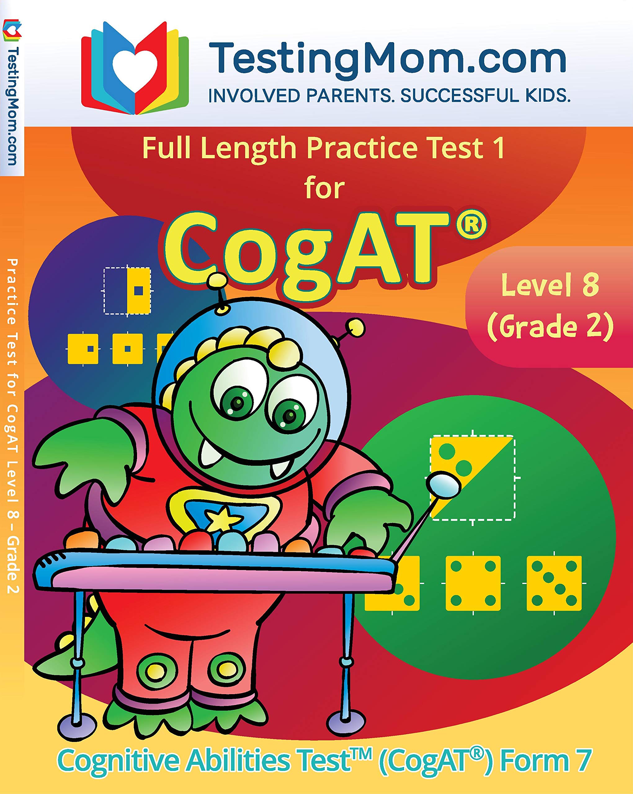 Amazon.com: CogAT Form 7 and 8 Test Prep Workbook – Grade 2 (Level 8 ...