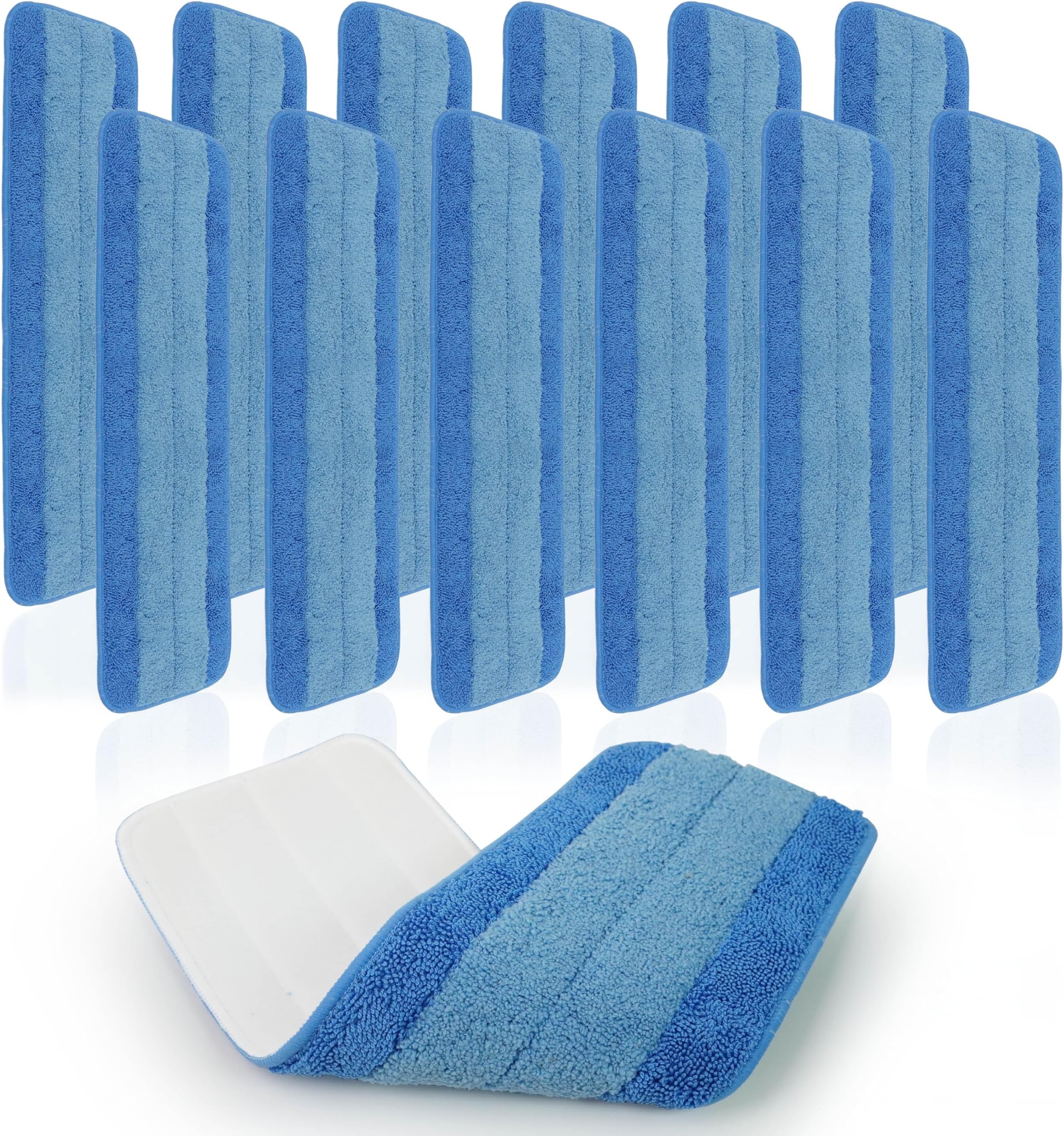 Amazon.com: Microfiber Mop Replacement Pads- 16.5''x5.5'' Wet Dry Floor ...