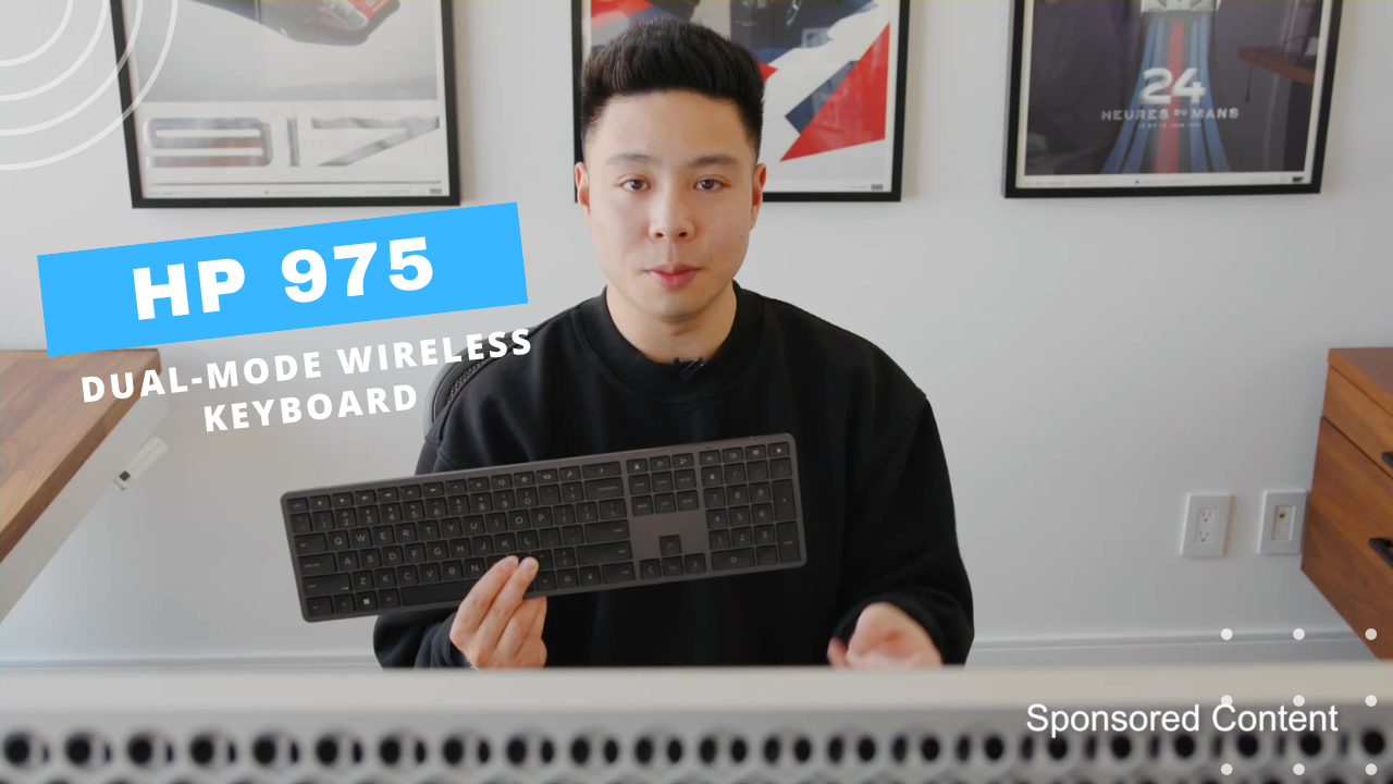Watch HP 975 Dual-Mode Wireless Keyboard on Amazon Live