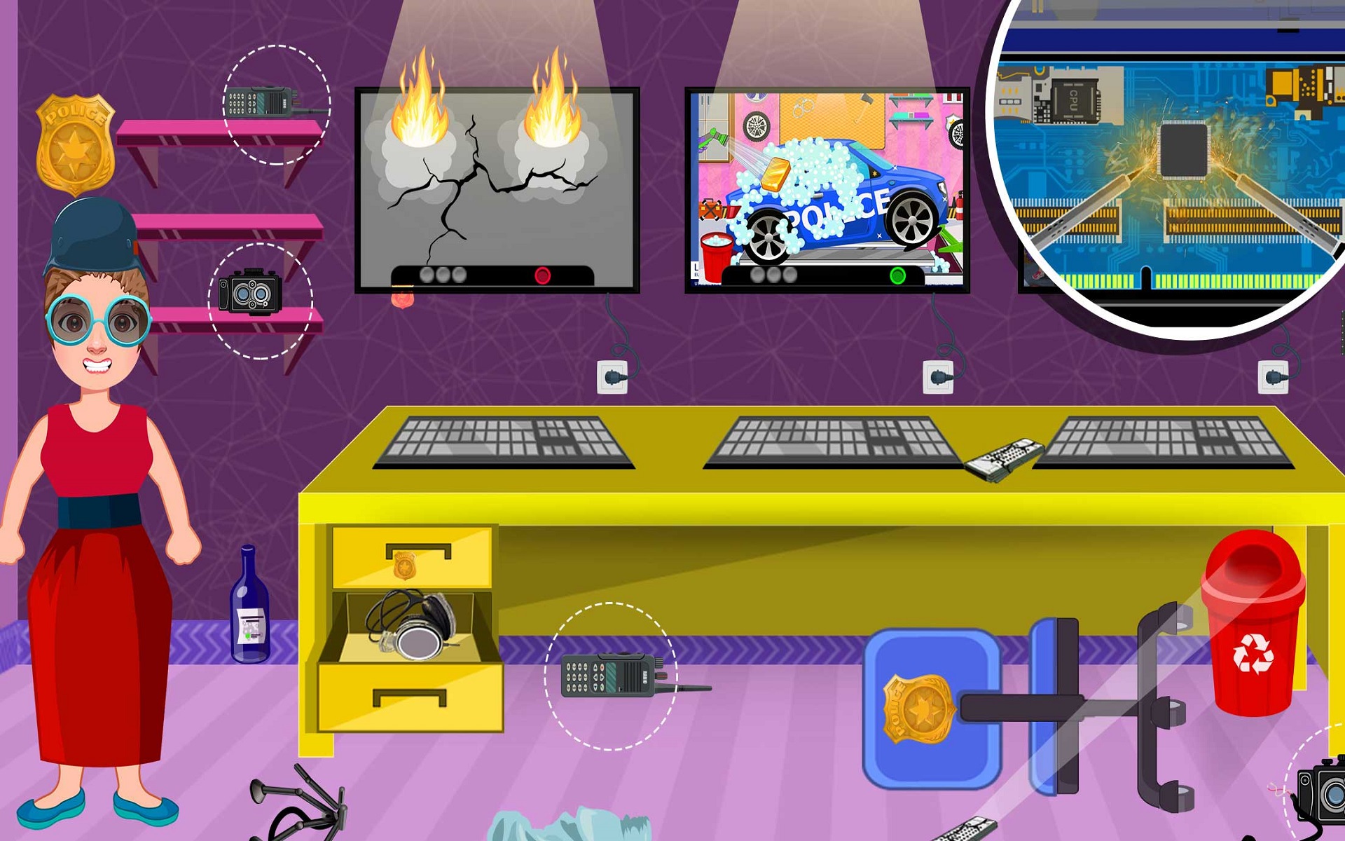 Pretend Play Police Station - My Home Town Jail House Game - App on ...