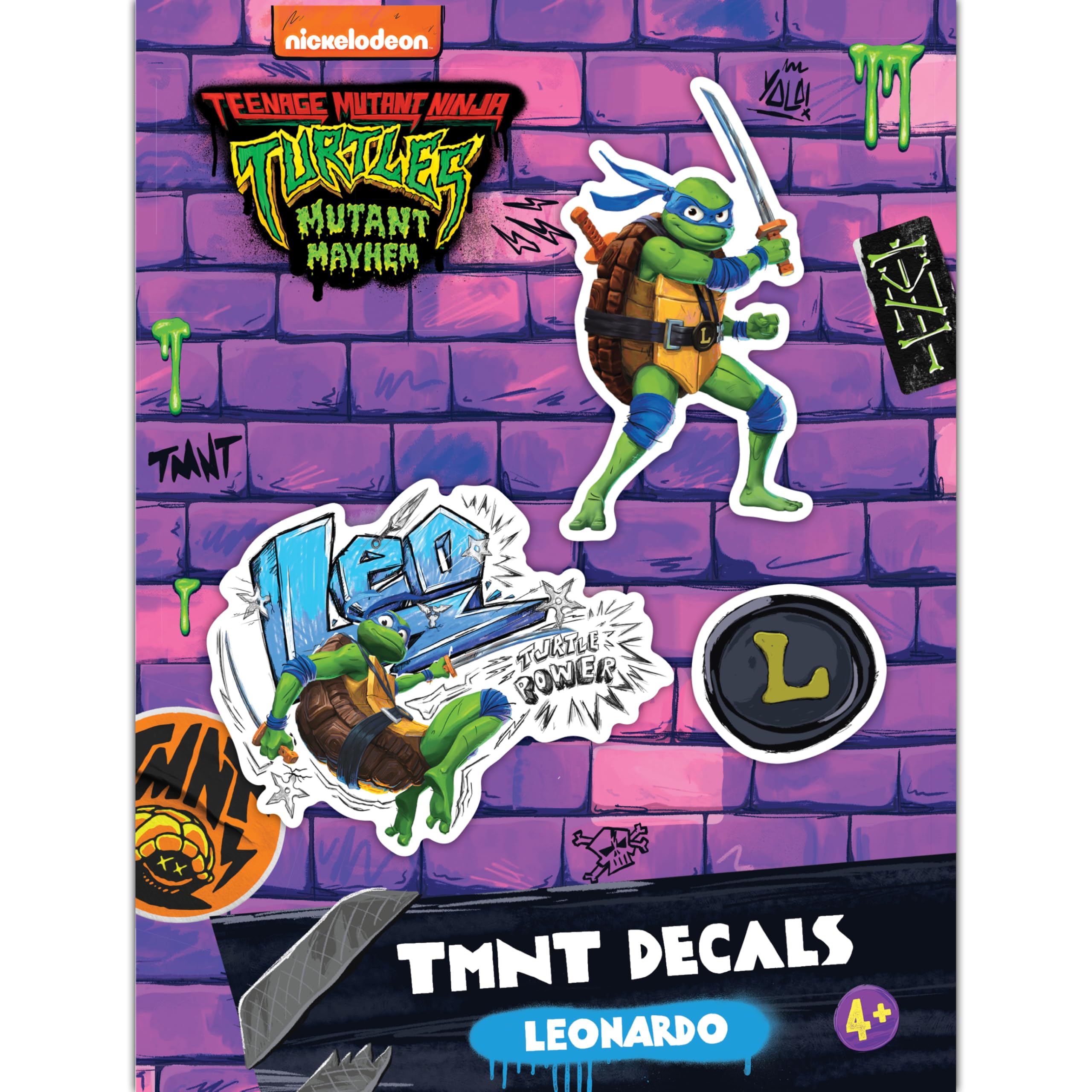 Leonardo Teenage Mutant Ninja Turtles Decal Teenage Mutant Ninja