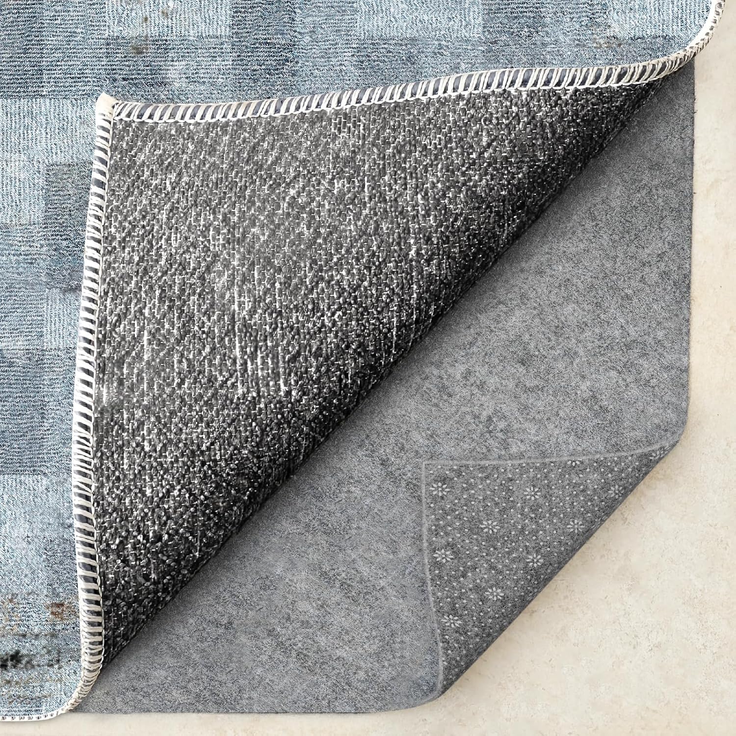 Amazon.com: Comfypad - Felt Rug Pad, Dual-Surface,1/6” Thick, Non-Slip ...