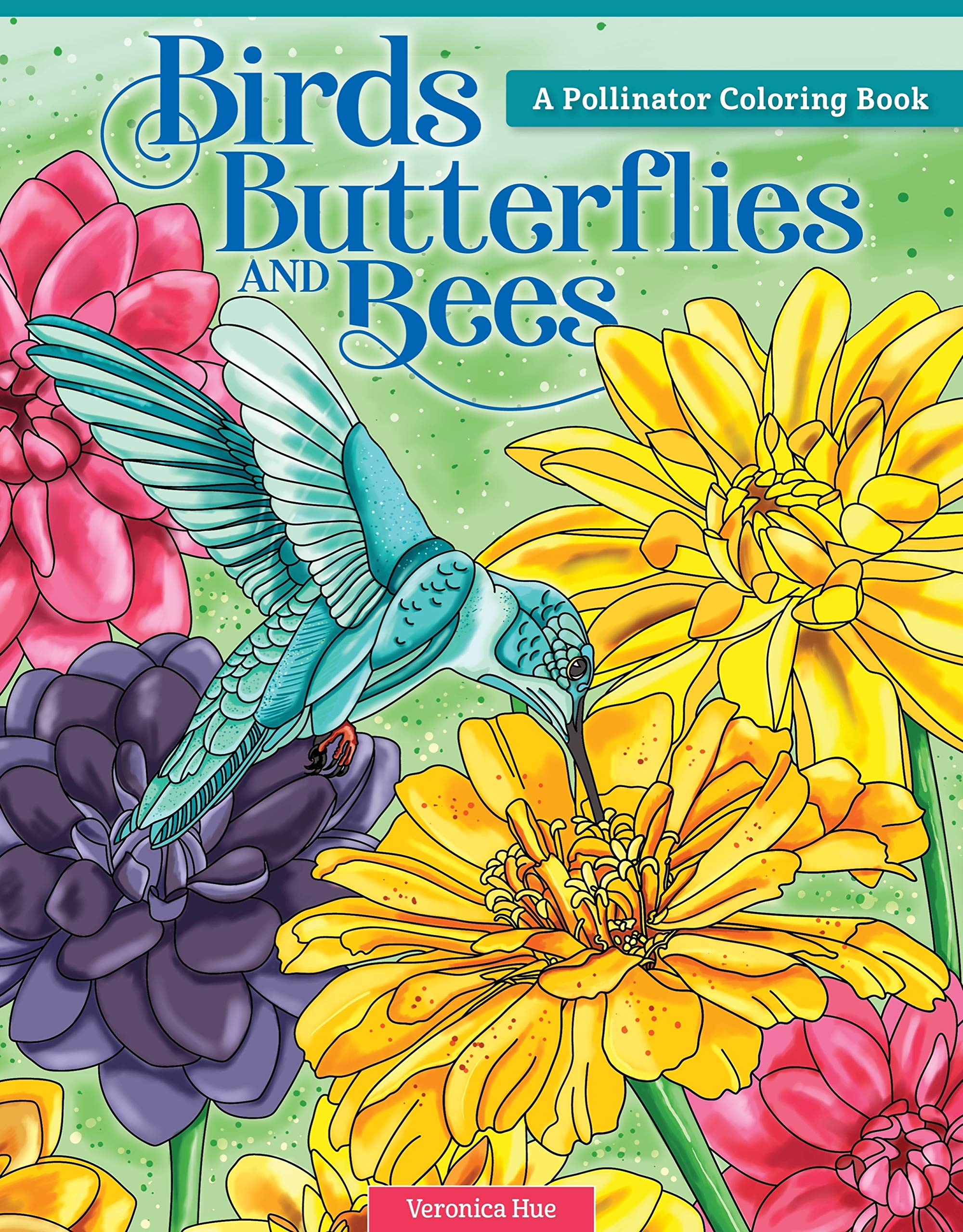 Amazon.com: Birds, Butterflies, and Bees: A Pollinator Coloring Book ...