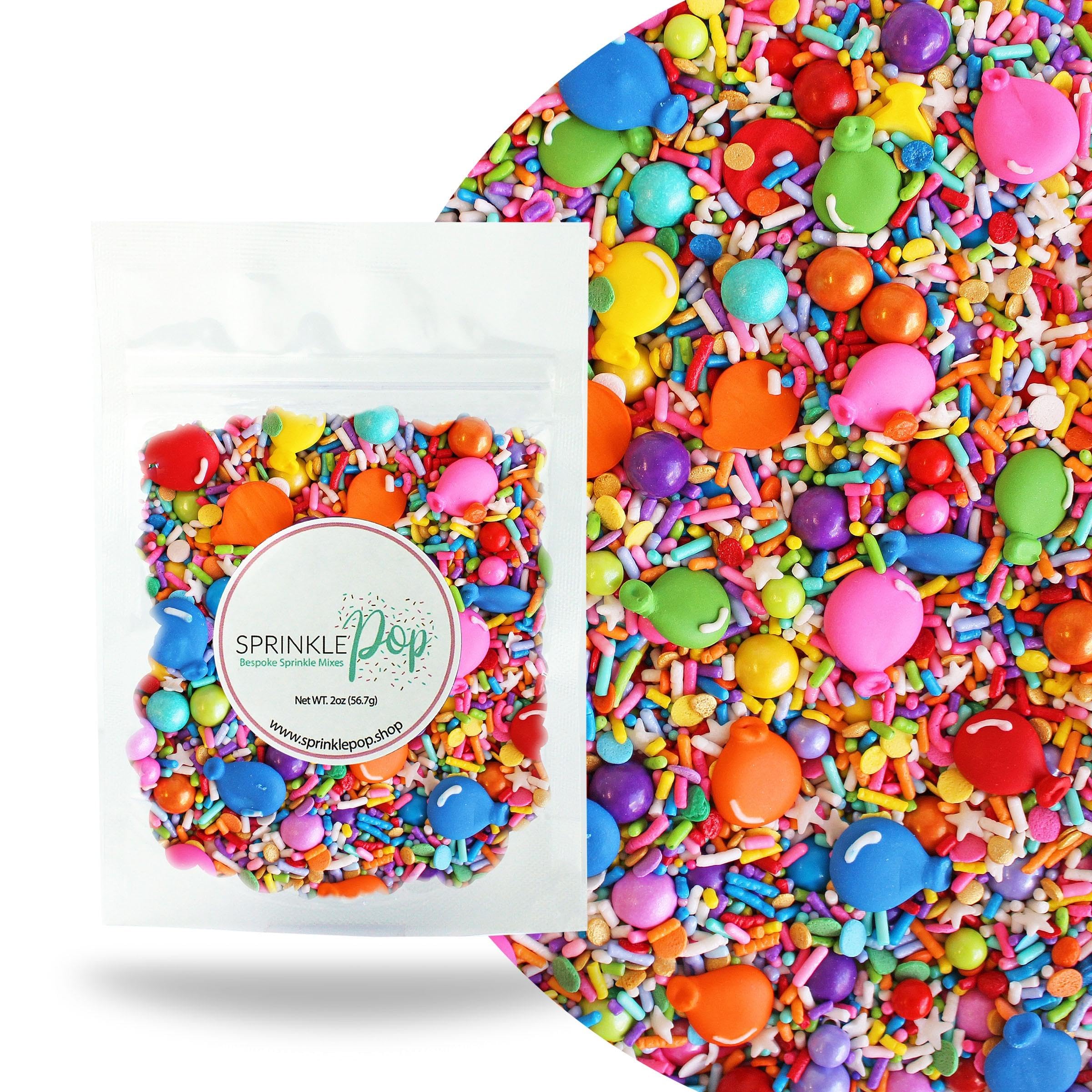 Amazon.com: Rainbow Birthday Sprinkles Mix| Made In USA By Sprinkle Pop ...