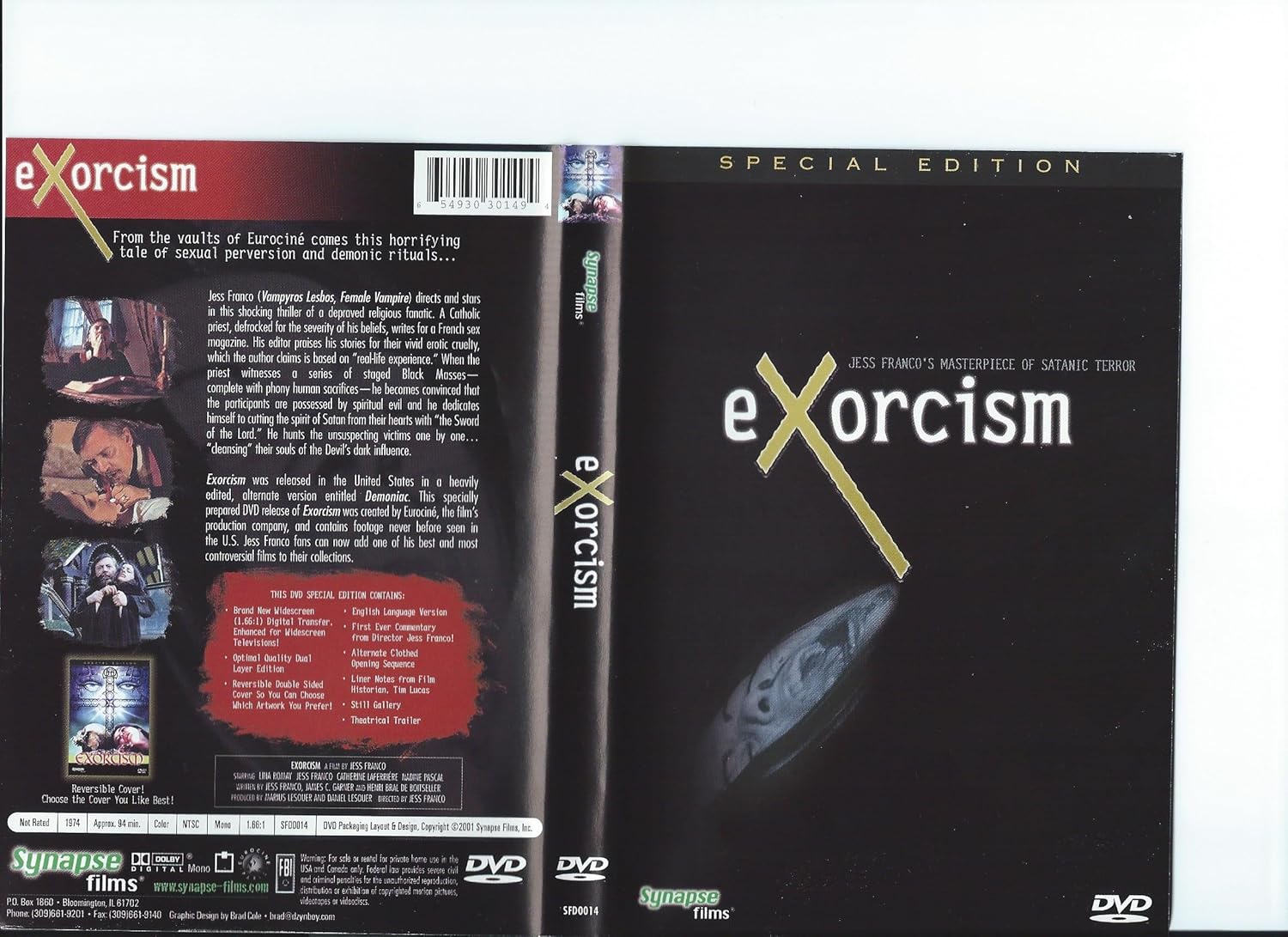 Exorcism: Special Edition (Widescreen): Amazon.ca: Bigotini, Richard ...