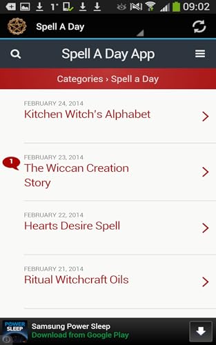 Spell A Day (Wicca & Witchcraft) - App on Amazon Appstore