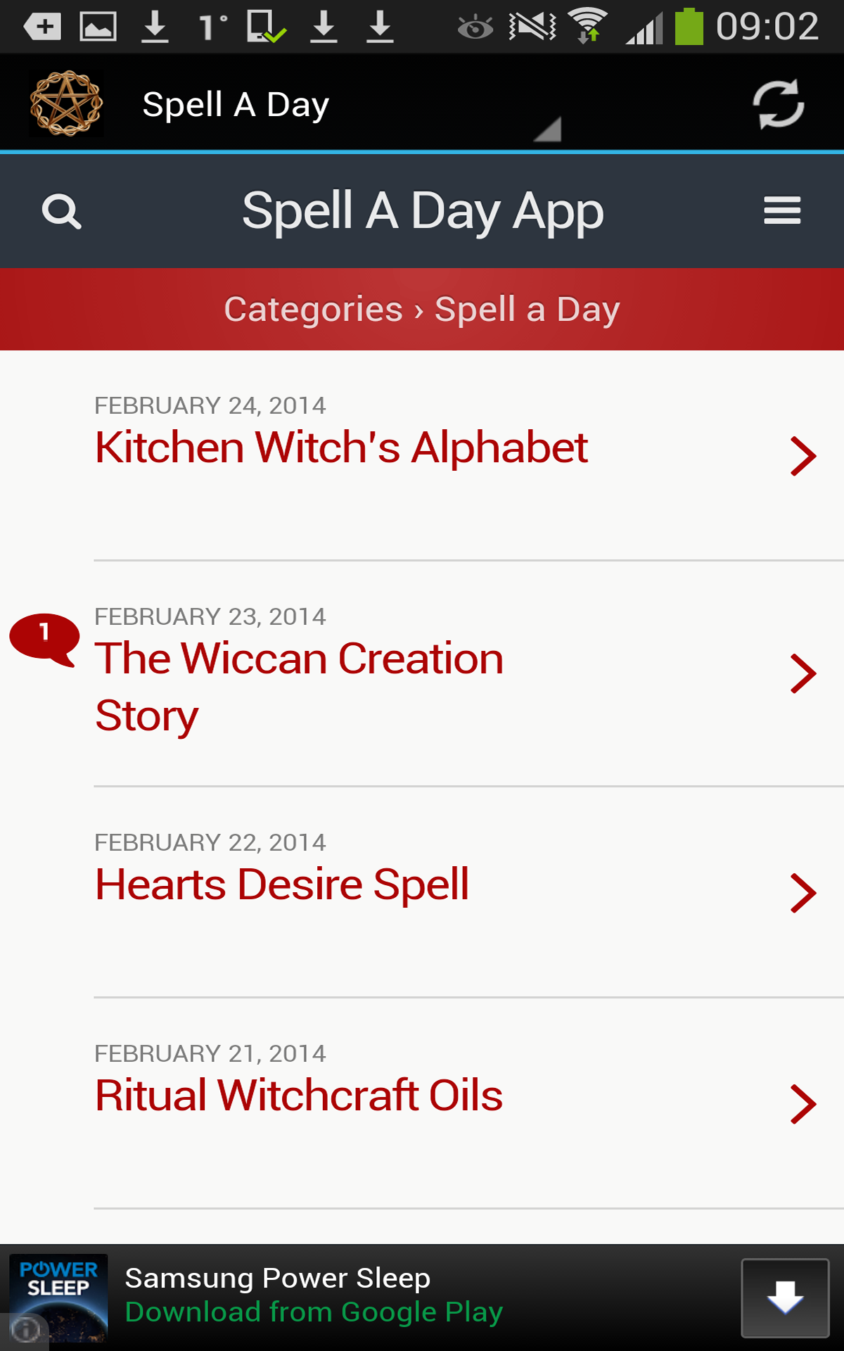 Spell A Day (Wicca & Witchcraft) - App on Amazon Appstore