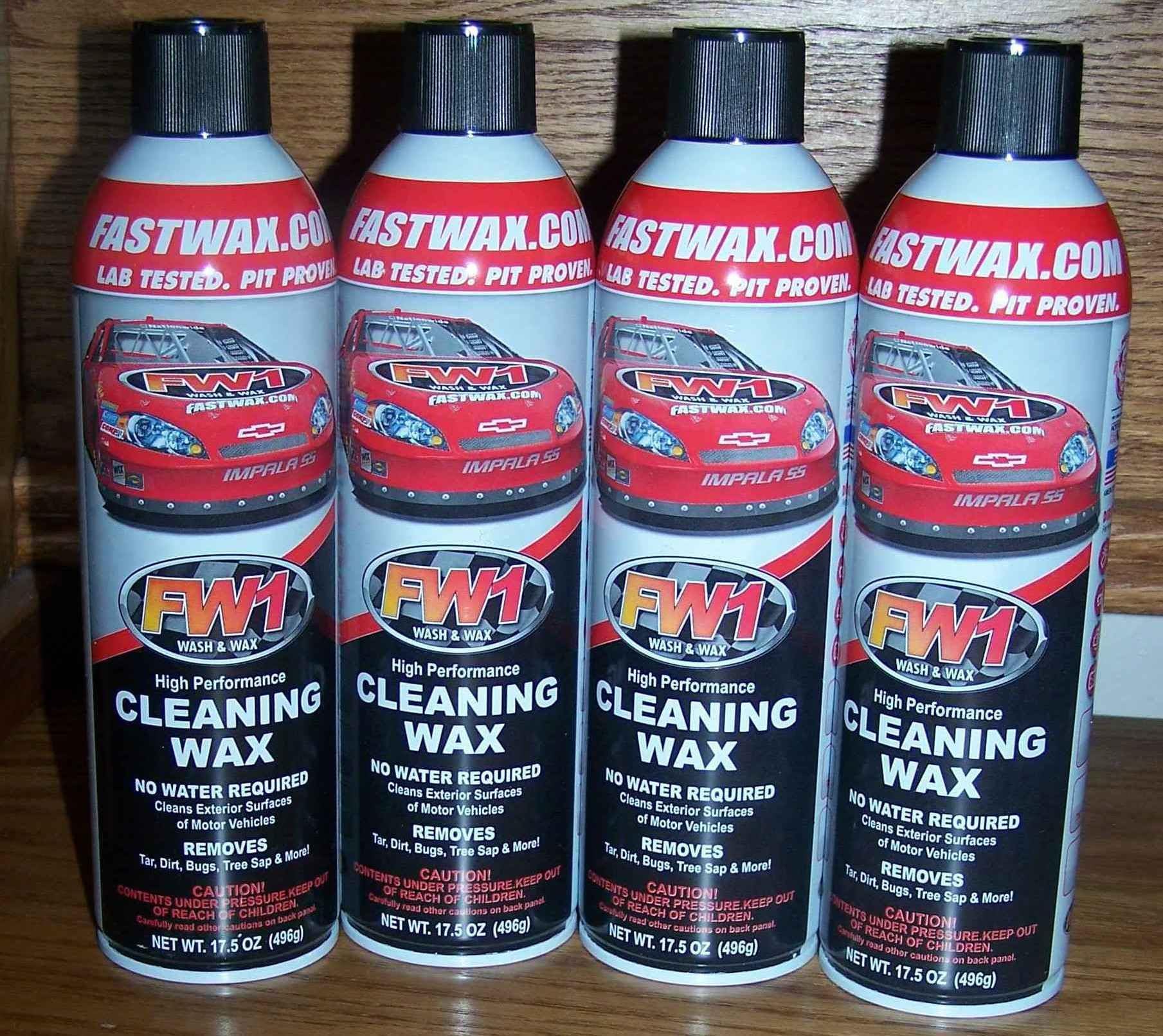 Amazon.com: FW1 Wash and Wax with Carnauba by Fast Wax (4 Pack) with Microfiber Towels and Can ...