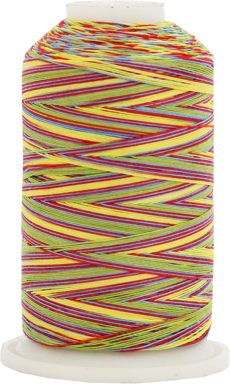 Amazon.com: Threadart Multicolor 100% Cotton Thread | Variegated Colors ...