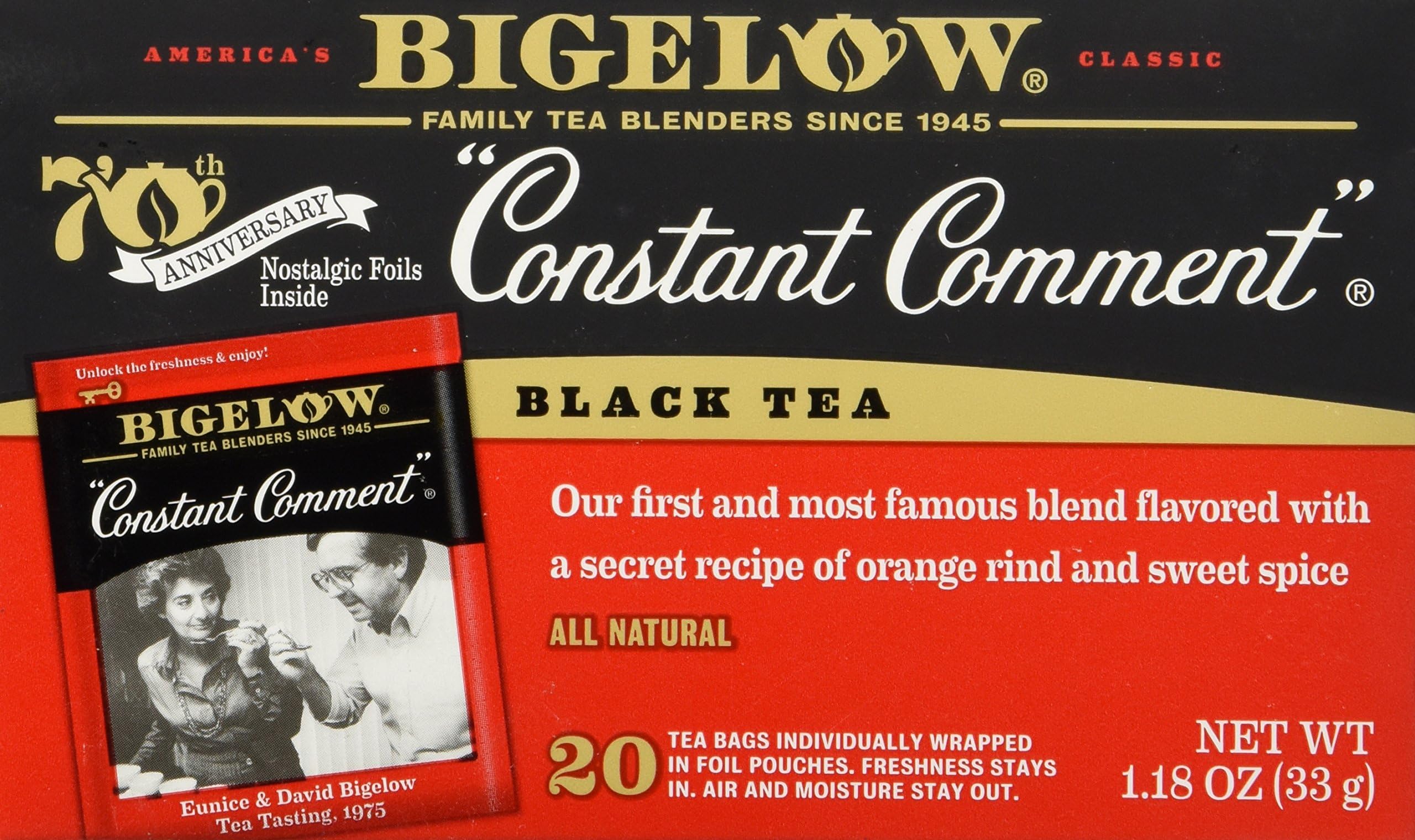 Amazon.com: Constant Comment Tea Bag, 20 Count