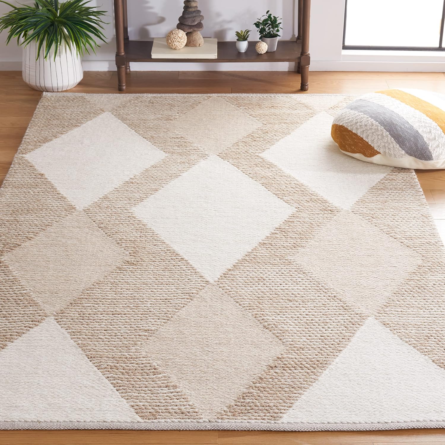 Amazon.com: SAFAVIEH Natura Collection Area Rug - 6' x 9', Natural ...