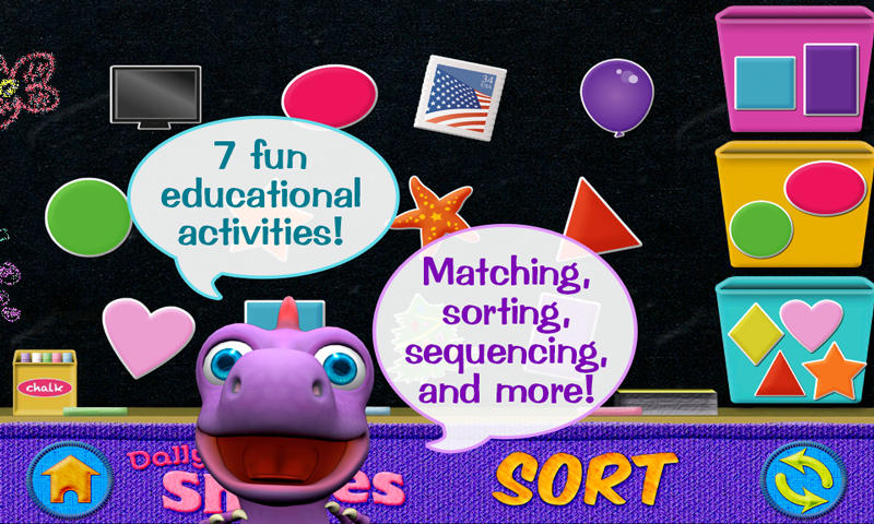 Shapes with Dally Dino - Preschool Kids Learn Shapes with A Fun ...