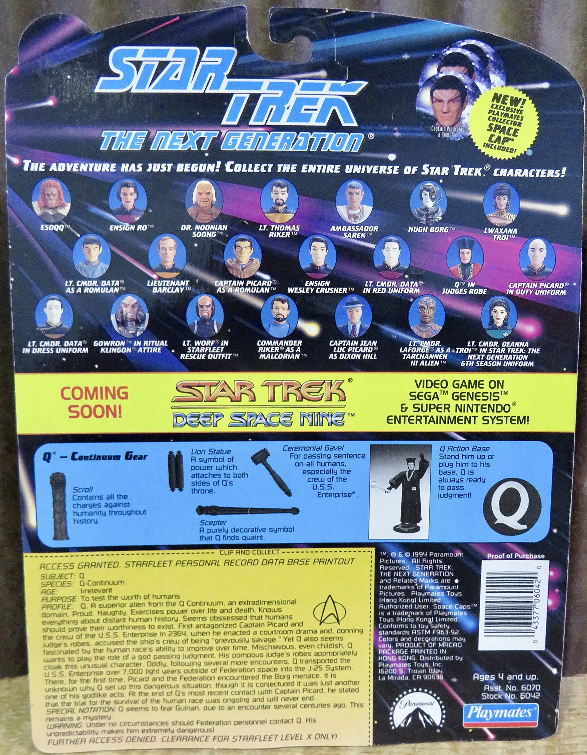 Snapklik.com : Star Trek The Next Generation Q In Judges Robes