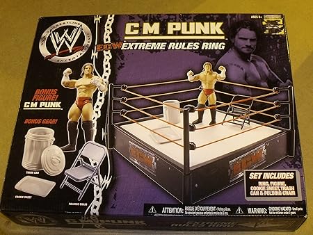 Amazon.com: WWE Wrestling Ring Exclusive Table, Ladder & Chair Ring ...