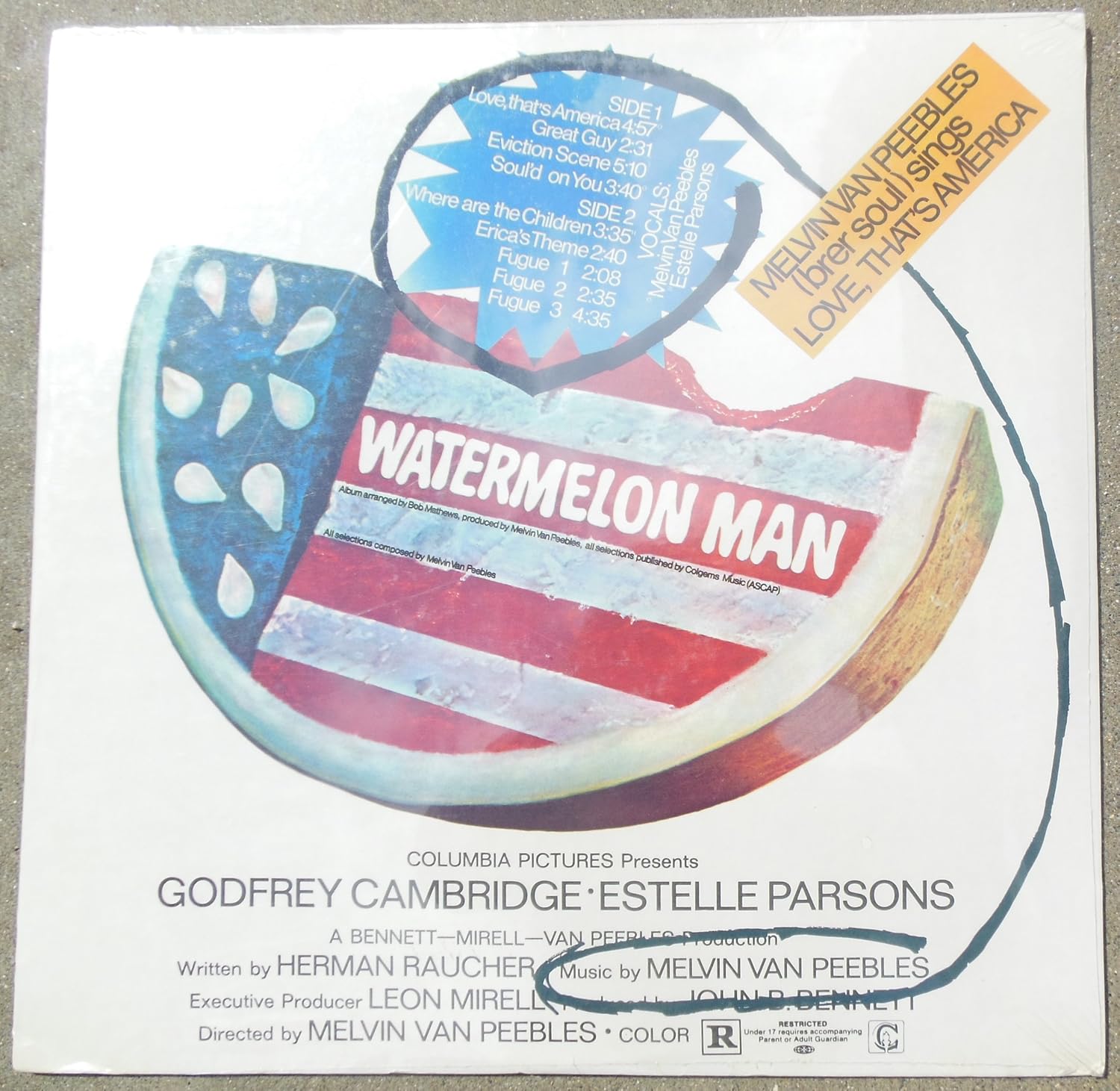 Melvin Van Peebles, Melvin Van Peebles - Watermelon Man (Motion Picture ...