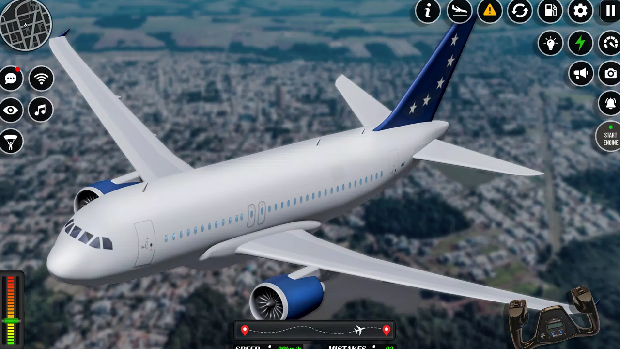 USA Flight Pilot Airplane Simulator Game - Real Plane Parking Adventure ...