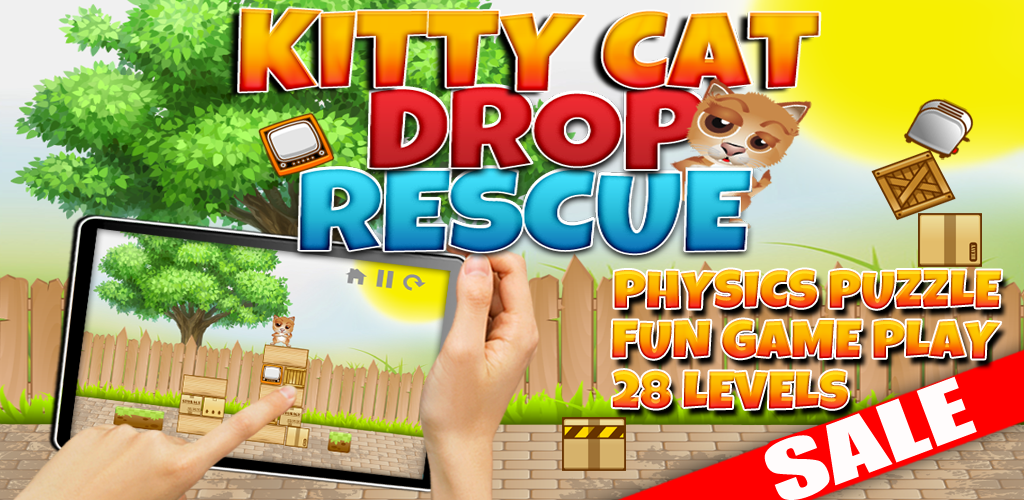Kitty Cat Drop Rescue Physics Puzzle Logic Game:Amazon.com:Appstore for ...
