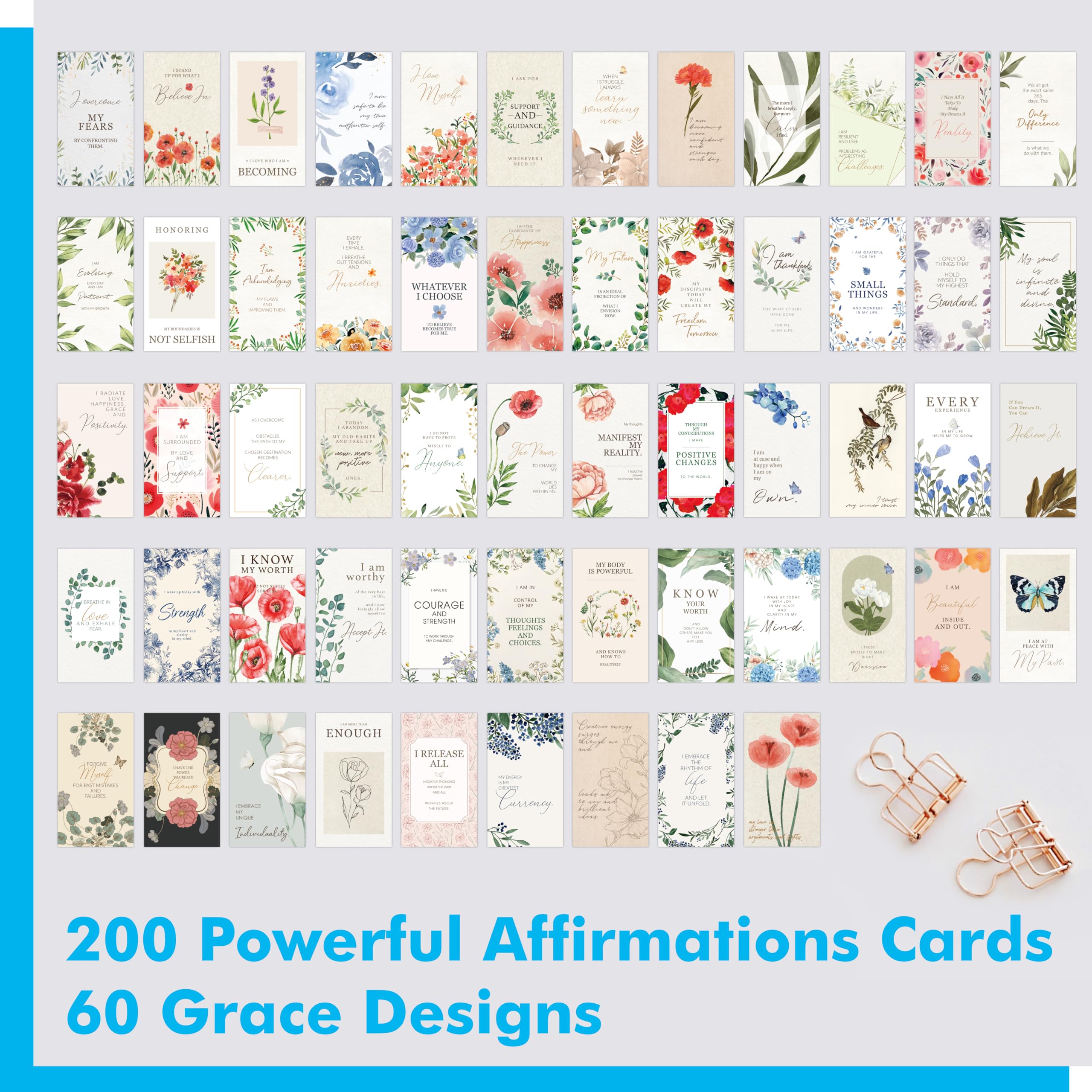 Snapklik.com : Gethelud 200 PCS Positive Affirmations Cards For Women ...
