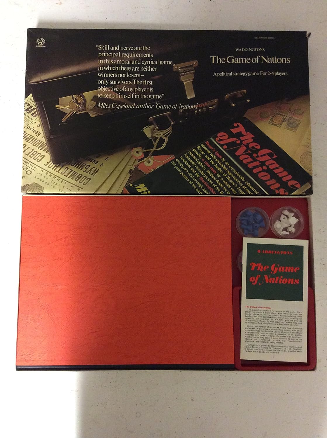 Vintage Waddingtons The Game Of Nations Board Game : Amazon.co.uk: Toys ...