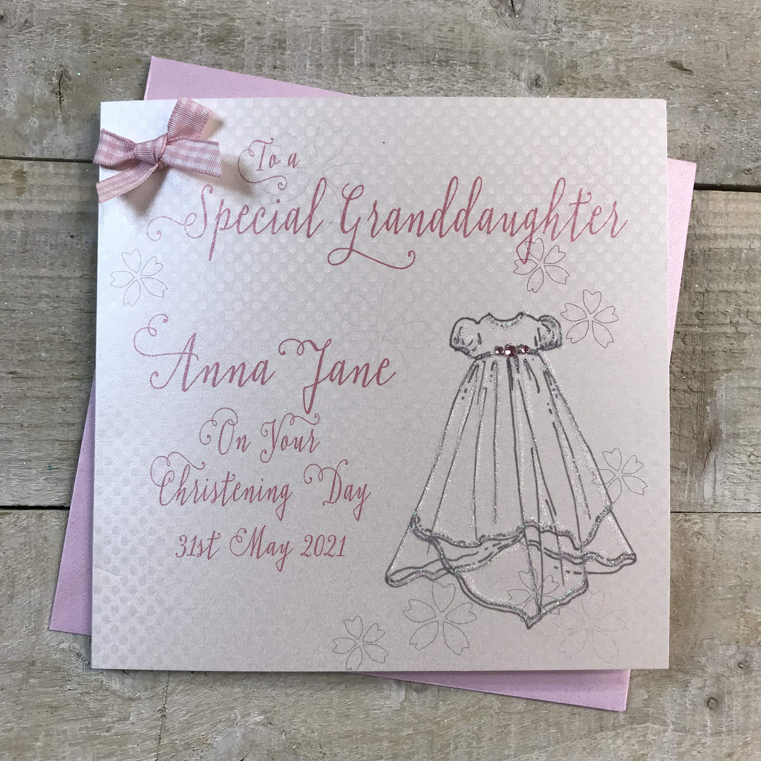 Unique Christening Cards Personalised Handmade Christening Card Son,