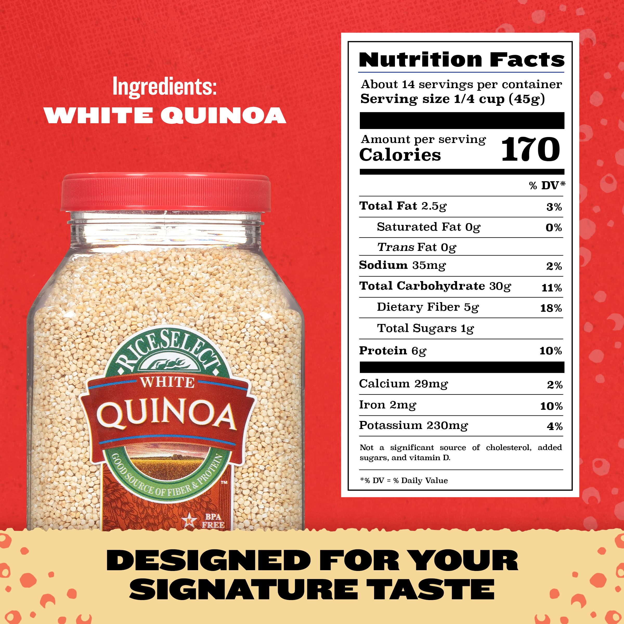 Snapklik.com : White Quinoa, Premium Gluten-Free Seed, Star-K Kosher ...