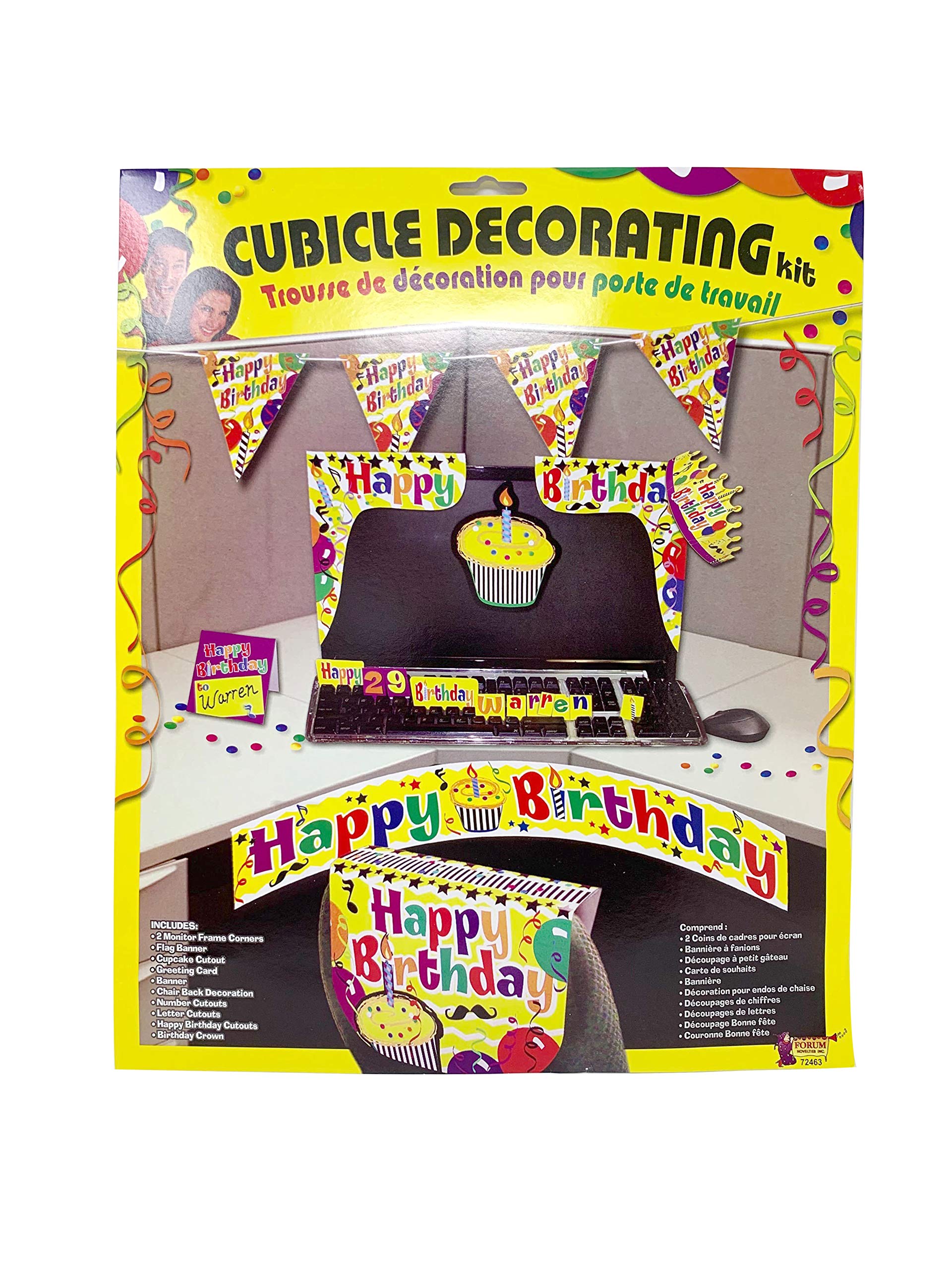 Happy Birthday Cubicle Decoration Ideas