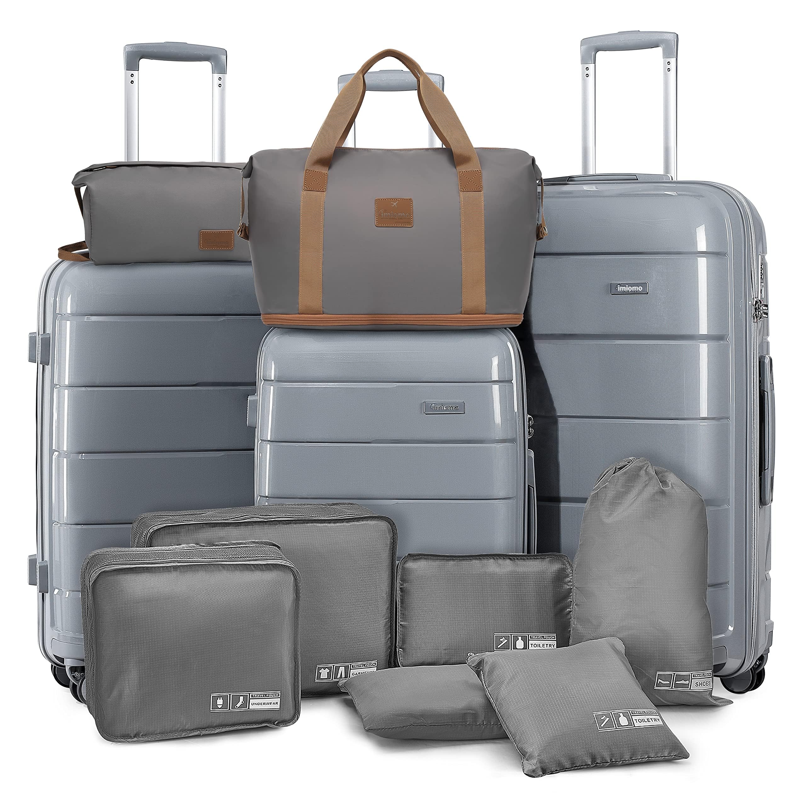 Joyway Luggage Sets,3 Piece Suitcase Set Carry On Luggage with Spinner ...