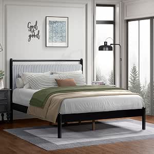 Amazon.com: Christopher Knight Home Elize Full Size Wood Platform Bed ...