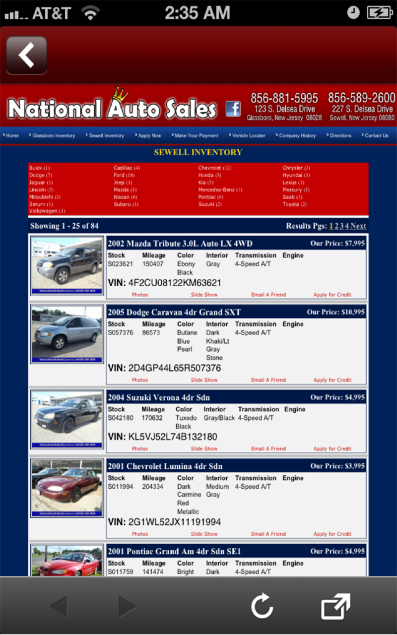 National Auto Sales - App on Amazon Appstore