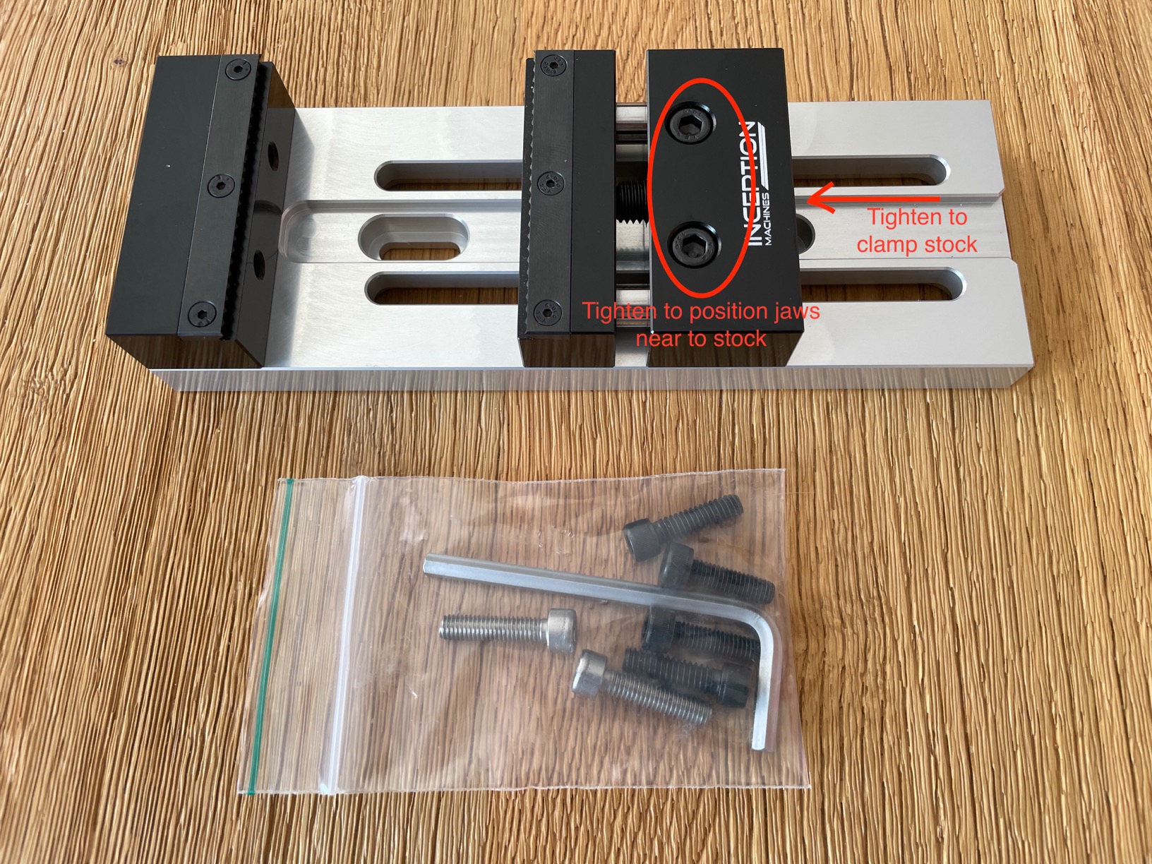 Low Profile Vice for Desktop CNC Router/Mill : Amazon.co.uk: DIY & Tools