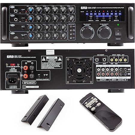 Amazon.com: EMB Pro 700-watt Digital Rack Mountable Karaoke Mixer ...