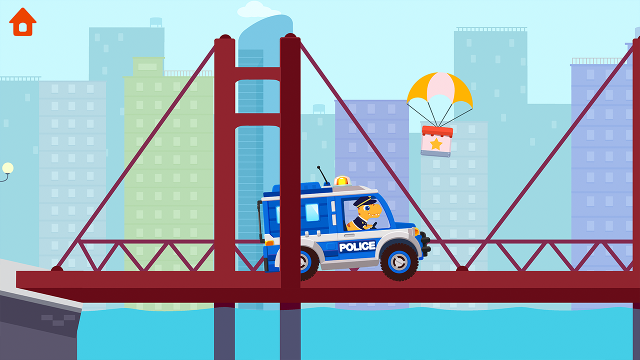 Dinosaur Police Car - Driving Games for kids - App on Amazon Appstore