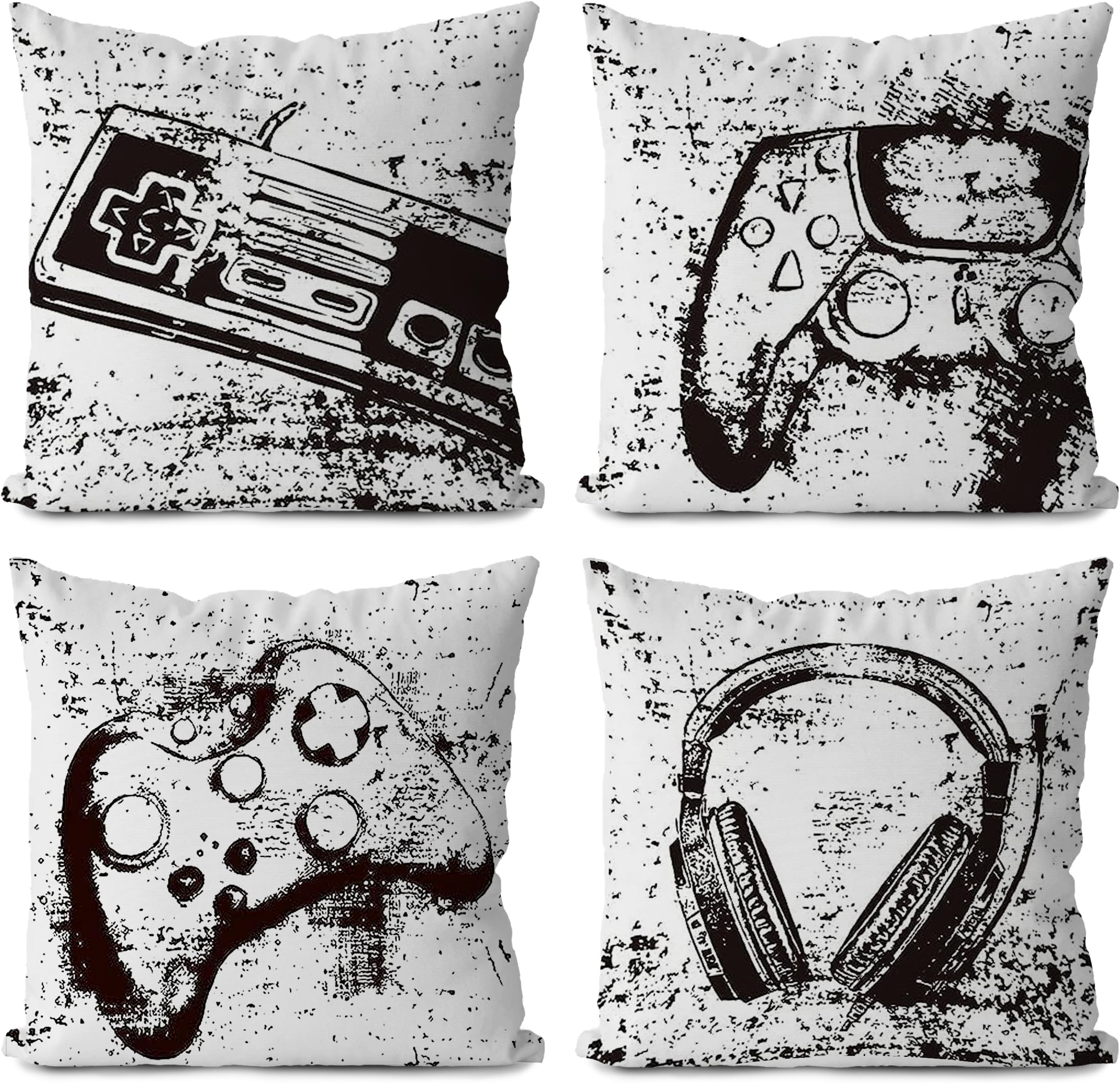 Amazon.com: XUISWELL Gamer Just One More Game Soft Throw Pillow Cover ...