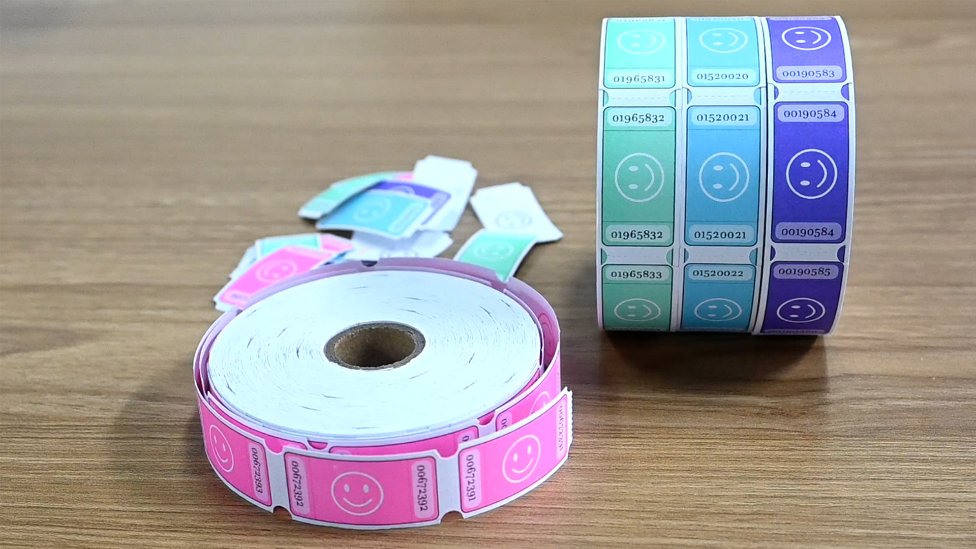 Printer Paper 8.5x11 L LIKED 4000 Raffle Tickets 4 Colors - Smile Face ...