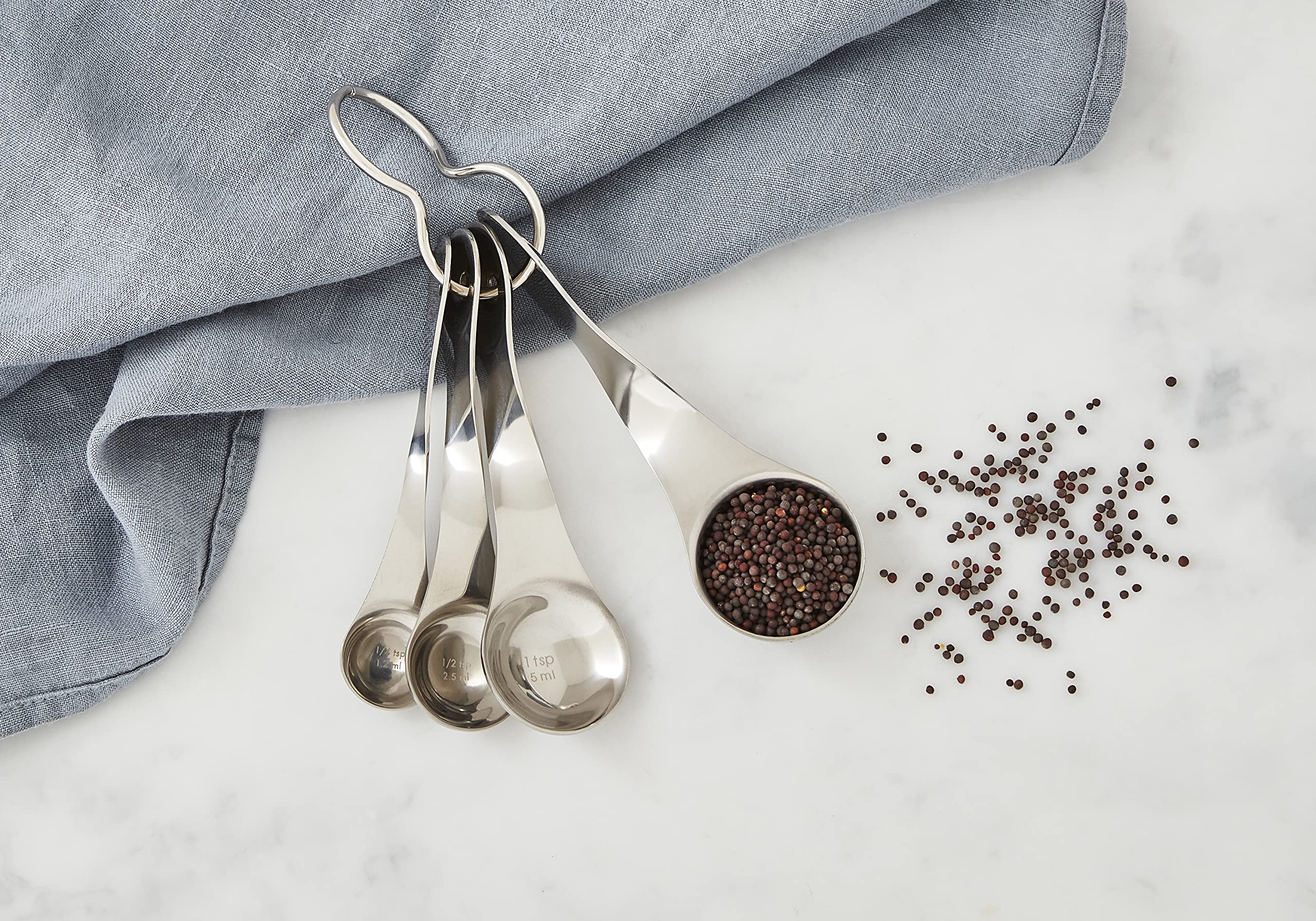 Snapklik.com : Twist 4Pc Measuring Spoons Set Includes 1/4 Tsp, 1/2 Tsp, 1 Tsp, 1 Tbsp Food ...