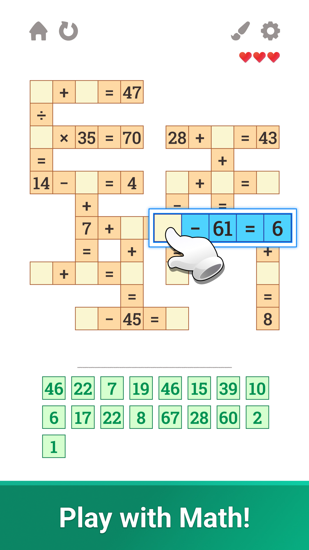 Math Club: Math Crossword, Number Puzzle Games - App on Amazon Appstore