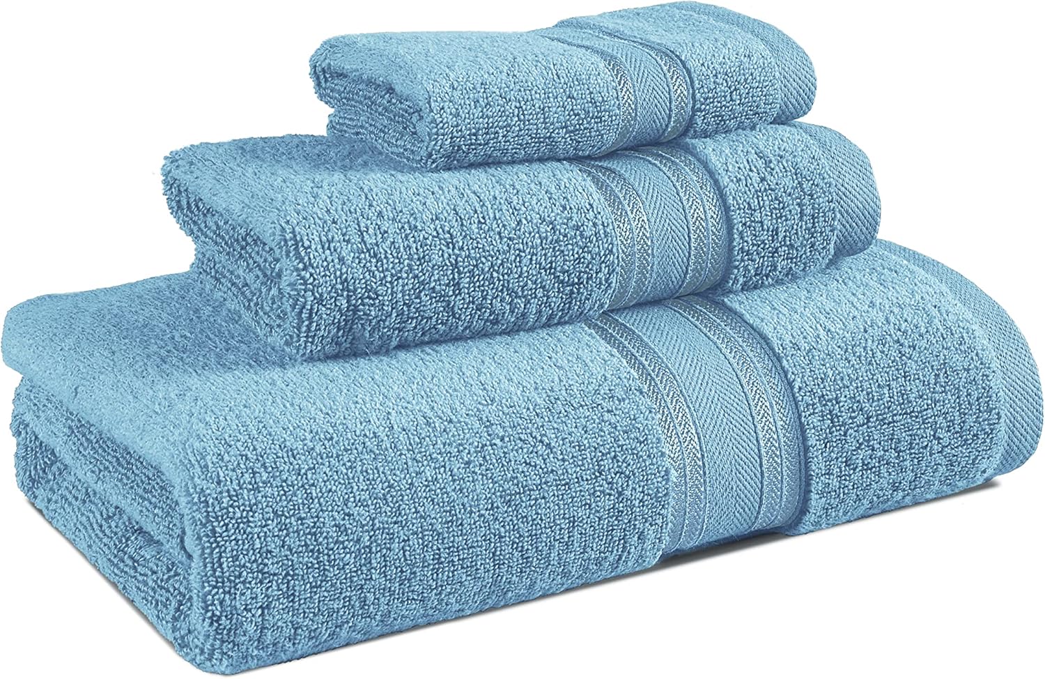 Amazon.com: LANE LINEN Luxury Bath Towels Set - 3 Piece 100% Cotton ...