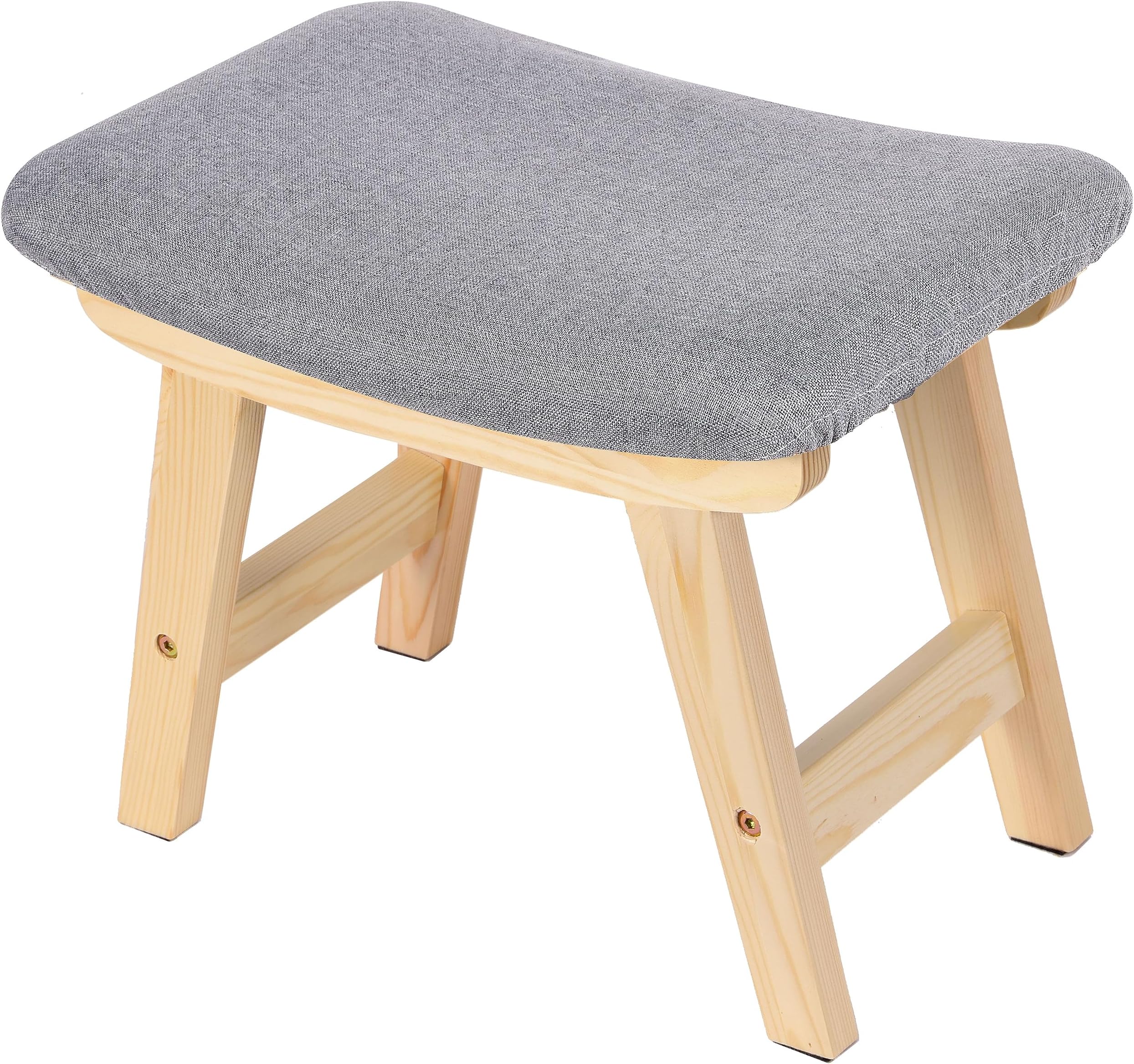 Amazon.com: Yawinhe Footstools Ottomans Small Foot Stool Wooden,14.9 x ...