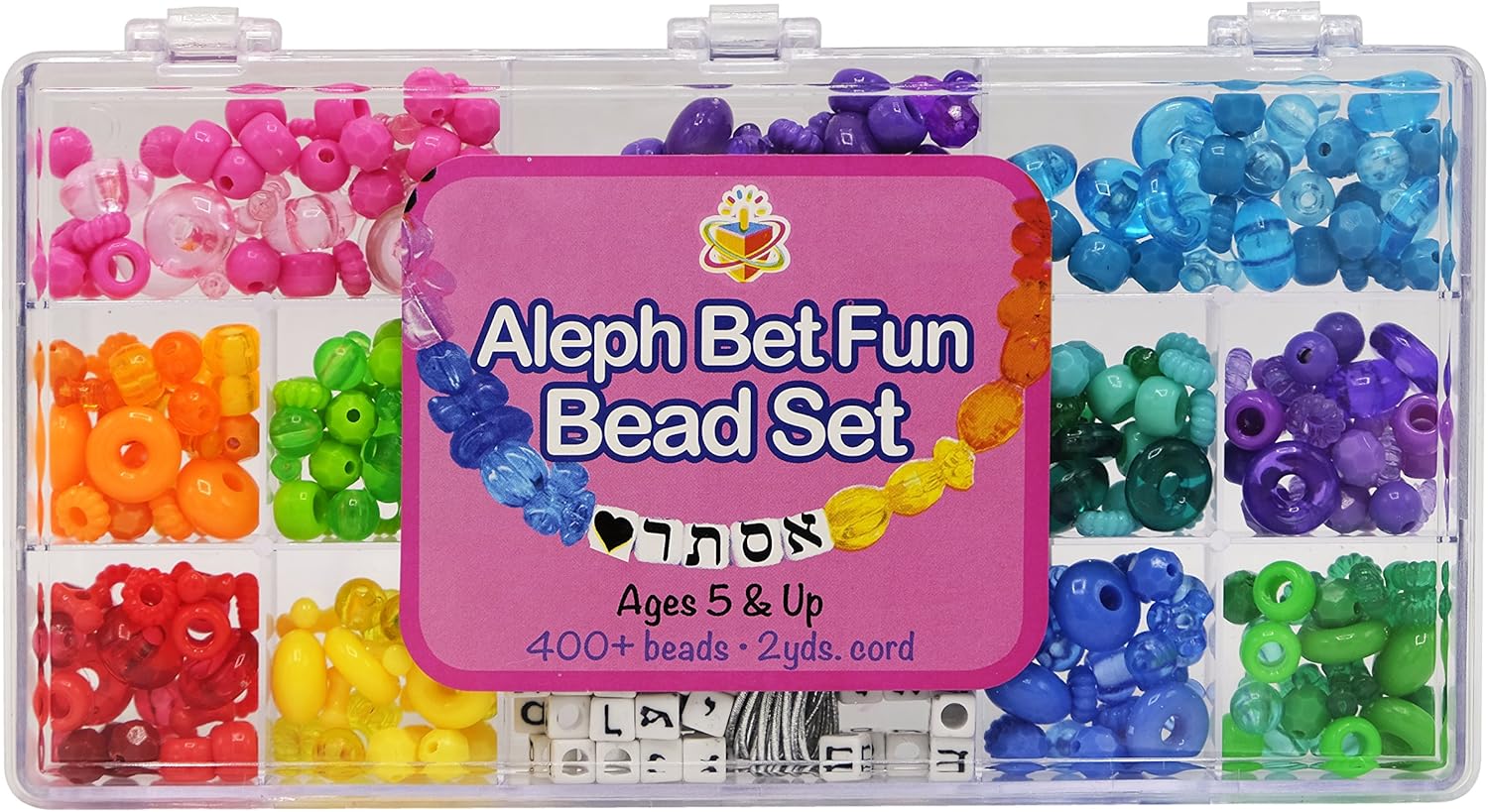 Amazon.com: Aleph Bet Bead Set, Alef Bais Fun Ages 5 and Up