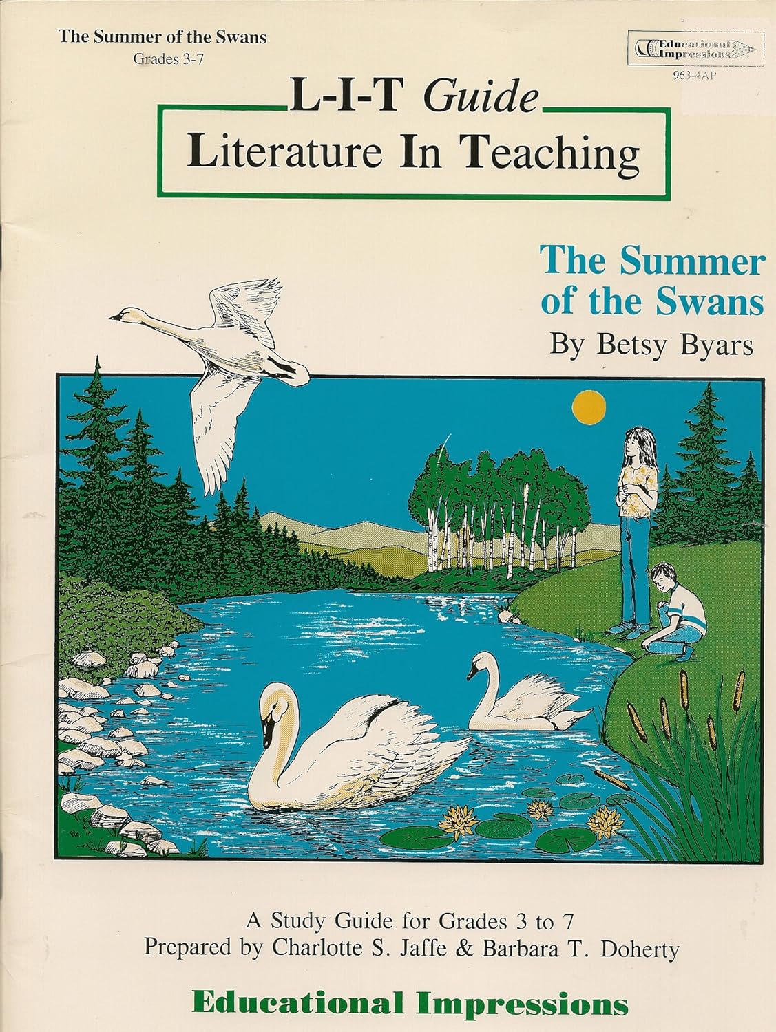 Summer of the Swans Grades 3-7 : L-I-T Guide: Charlotte Jaffe ...