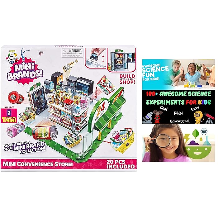 Buy 5 Surprise Mini Brands Mini Convenience Store Playset with 1 Exclusive Mini by ZURU+ E-Book ...