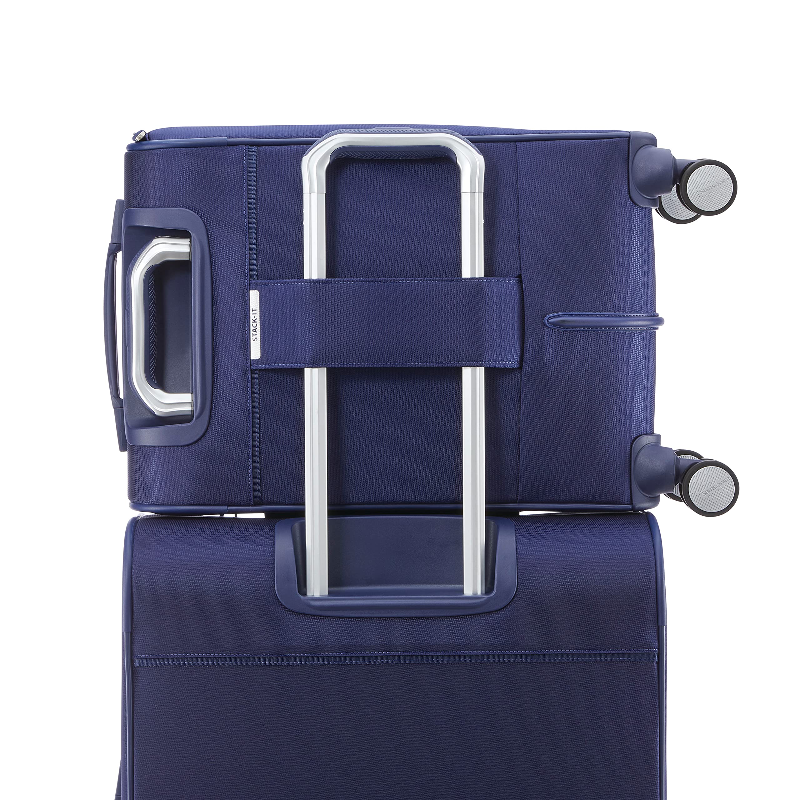 Samsonite Ascentra Softside Luggage, Carry-On Spinner, Iris Blue