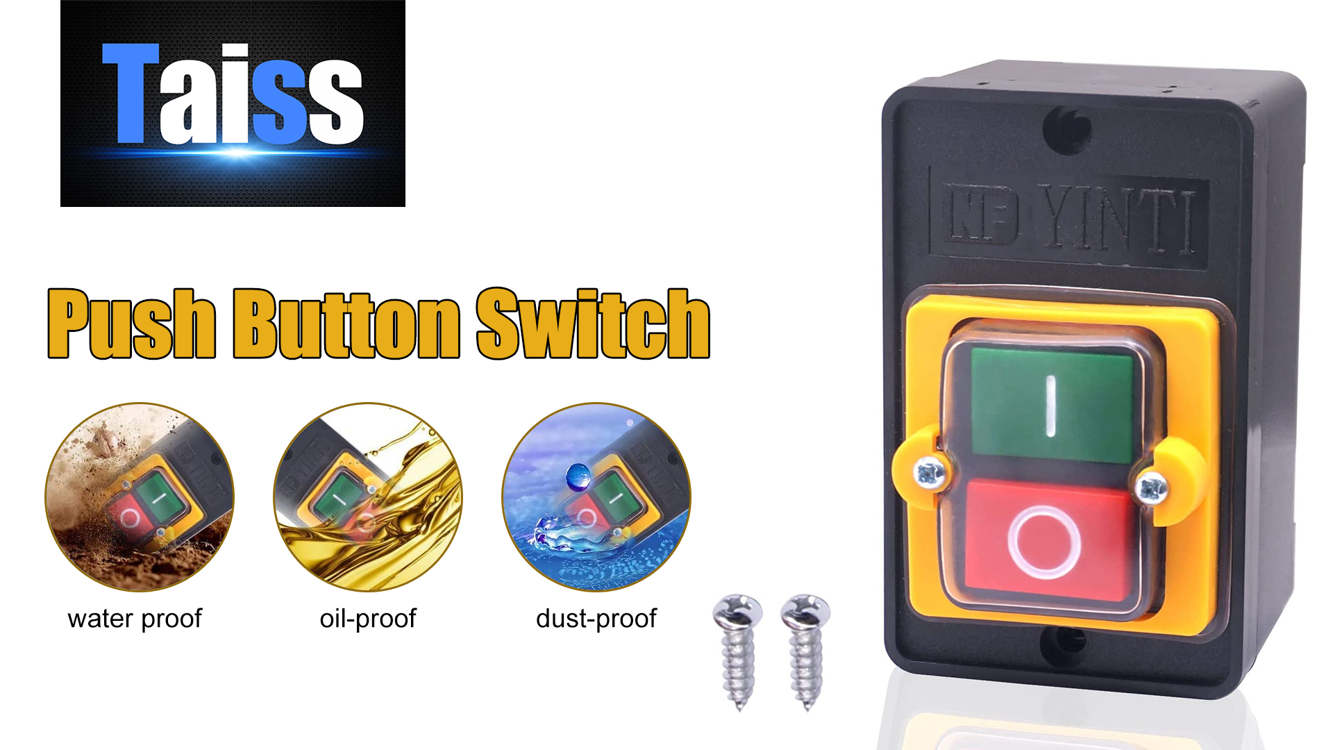 Switch Bot Taiss/Start Stop Switch,On/Off Machine Switch 220v/380v 10A ...