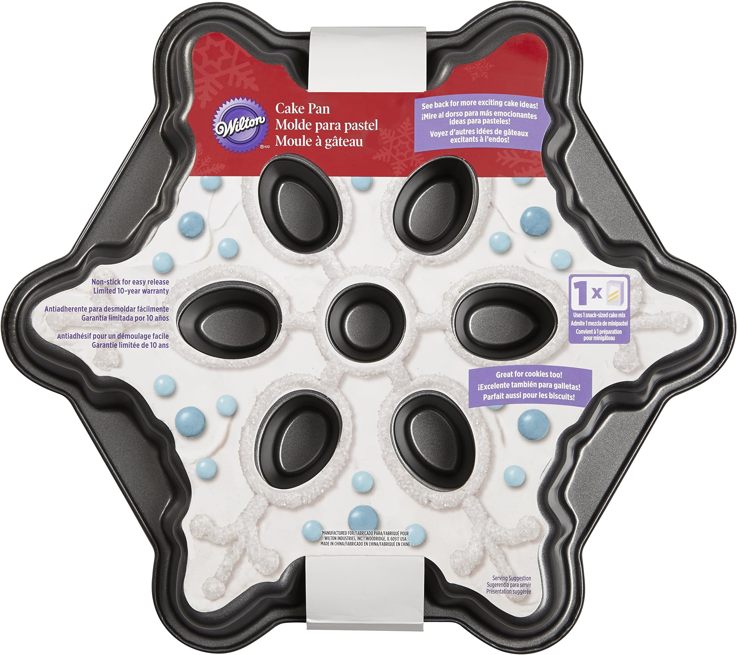 Amazon.com: Wilton Christmas Snowflake Cake Pan: Home & Kitchen
